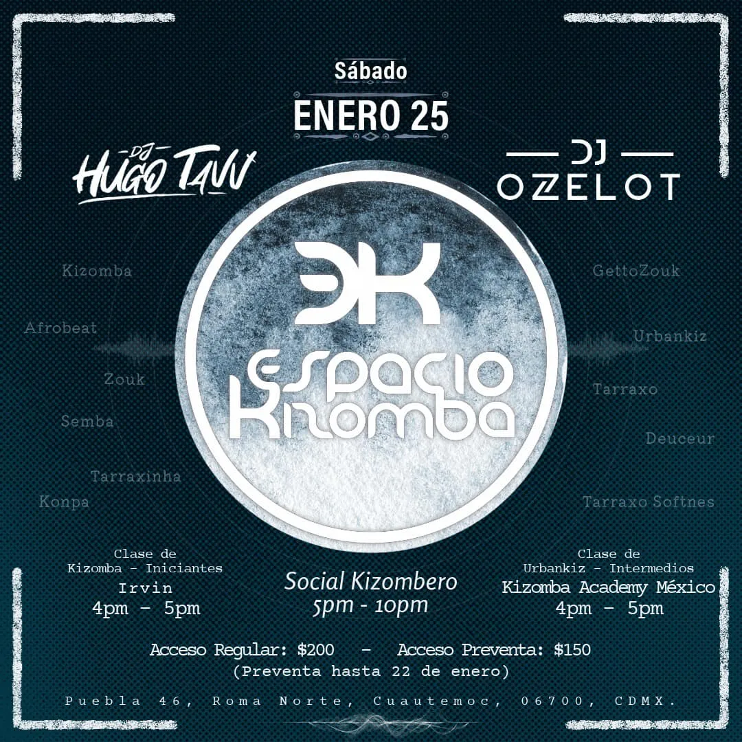 Próximos eventos de Kizomba - Espacio Kizomba